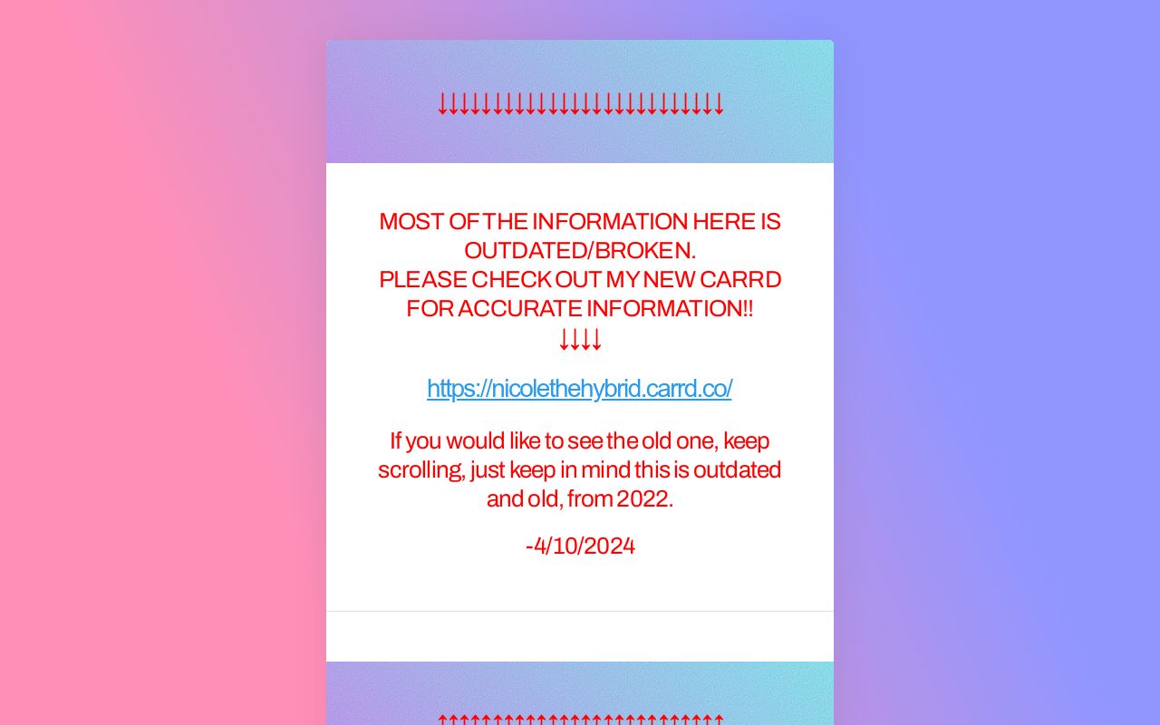 [OUTDATED] info about me (+more)